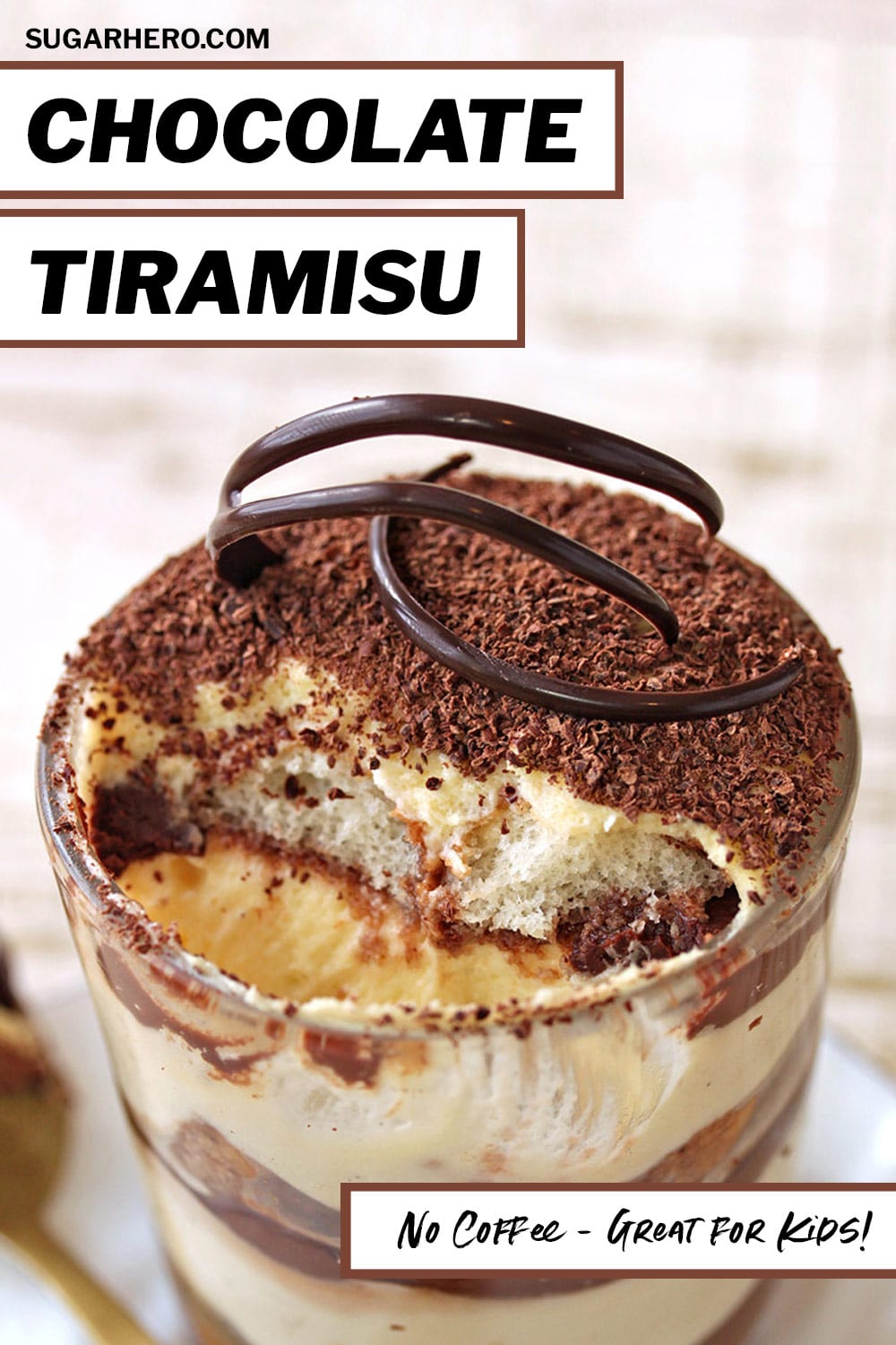 Chocolate Tiramisu - SugarHero