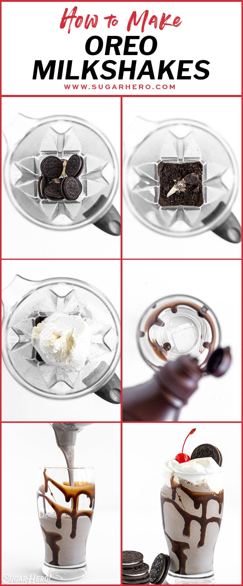 Oreo Milkshake - SugarHero