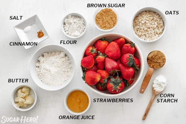 Strawberry Crisp - SugarHero