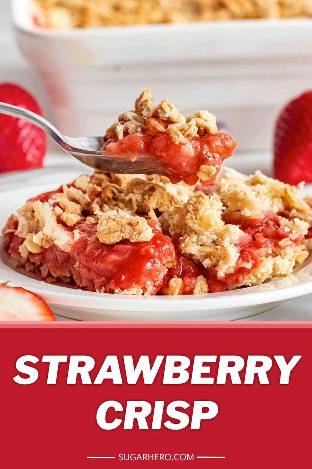 Strawberry Crisp - SugarHero