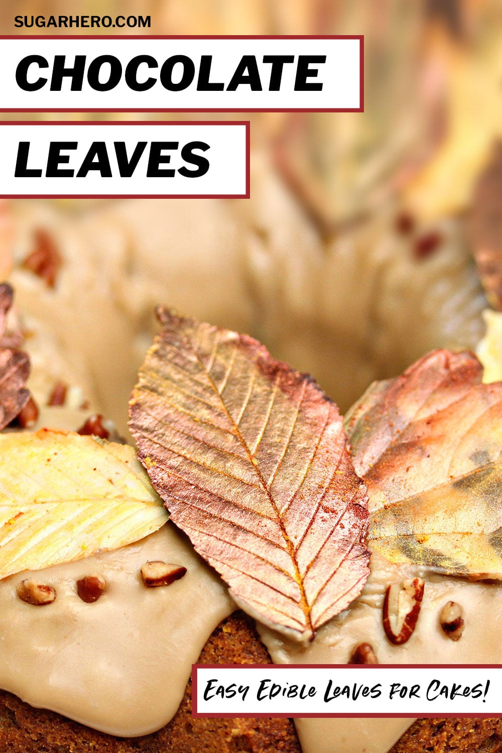 How to Make Chocolate Leaves - SugarHero