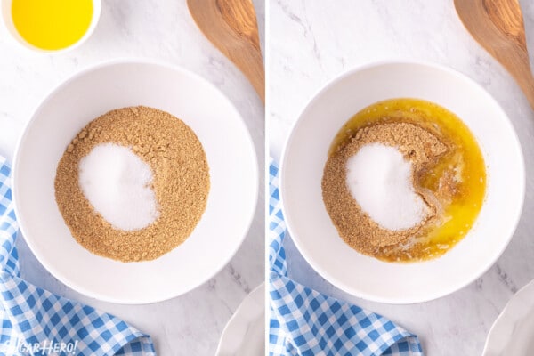 Easy Graham Cracker Crust Recipe - 4-Ingredient Recipe! SugarHero