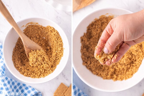 Easy Graham Cracker Crust Recipe - 4-Ingredient Recipe! SugarHero