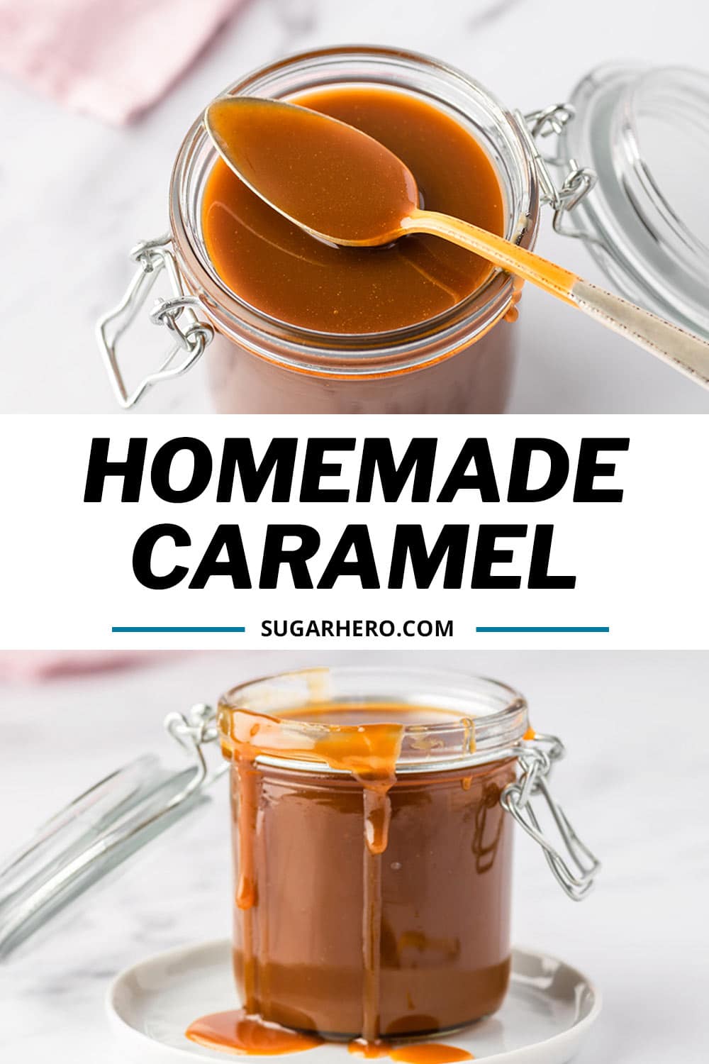 Homemade Caramel Sauce - SugarHero