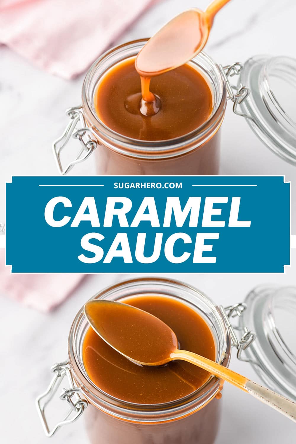 Homemade Caramel Sauce - SugarHero