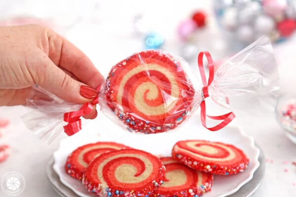 Peppermint Pinwheel Cookies - SugarHero
