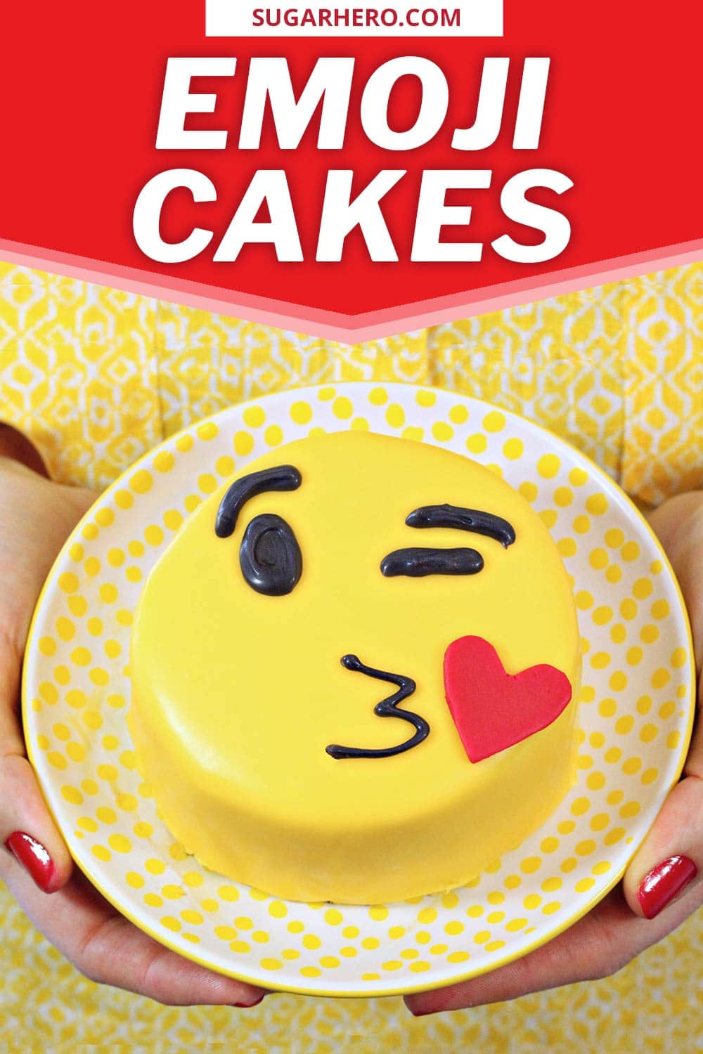 Emoji Mini Cakes - SugarHero