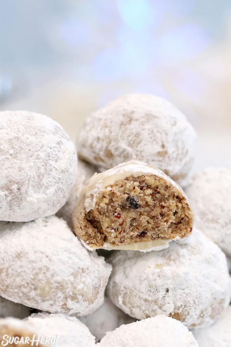 Pecan Snowball Cookies - SugarHero