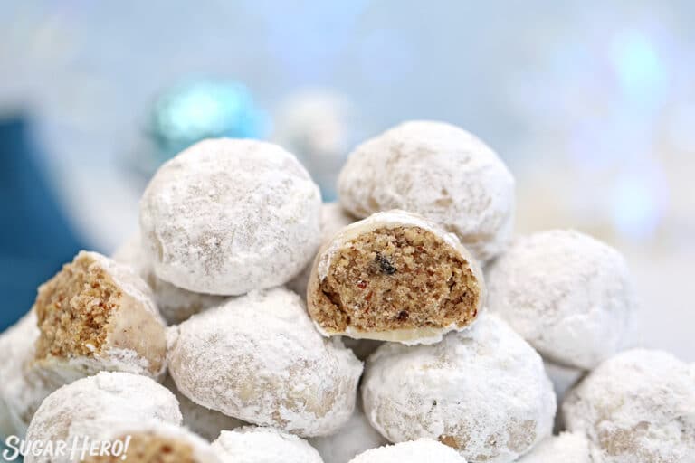 Pecan Snowball Cookies - SugarHero