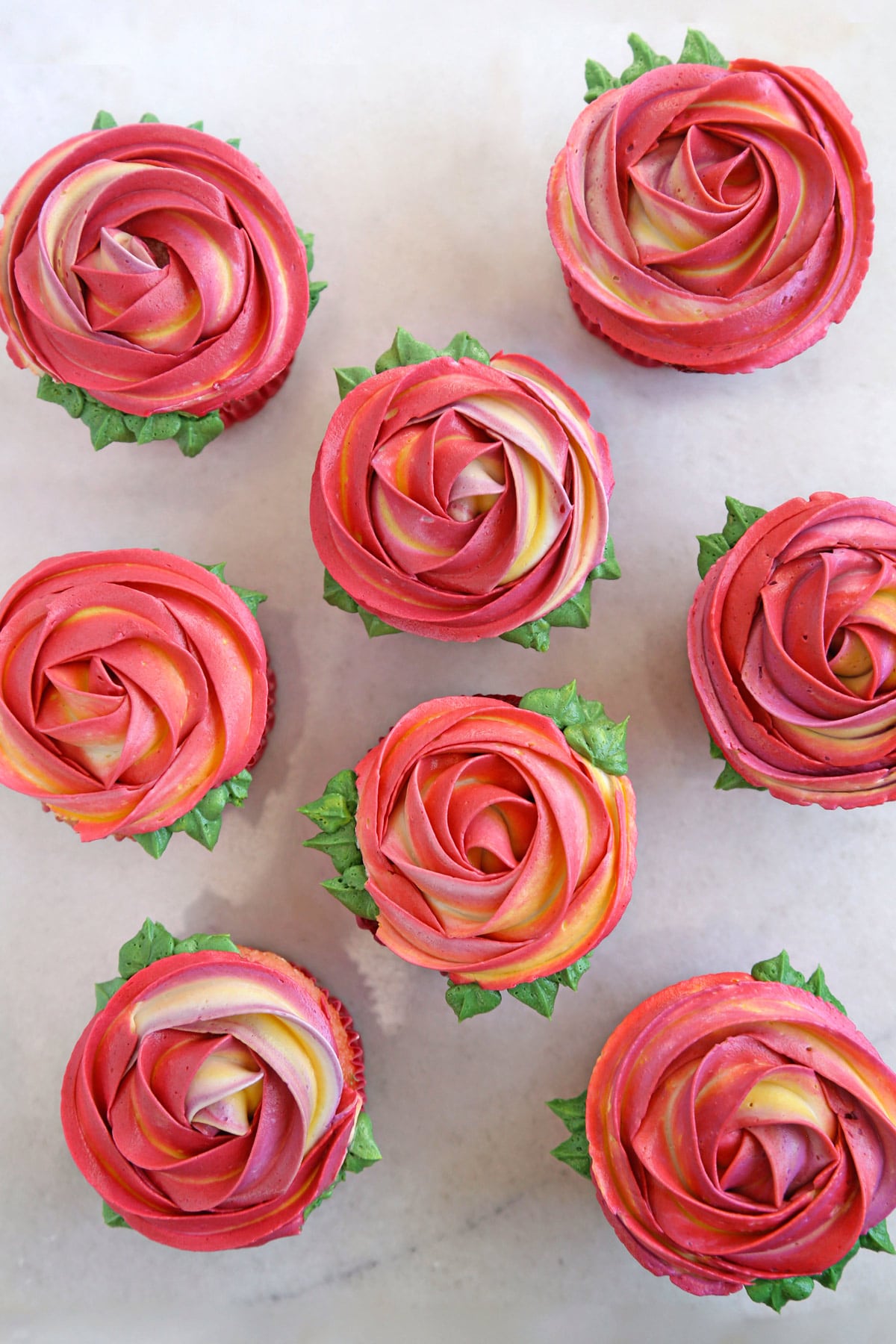 Rosette Cupcakes - SugarHero