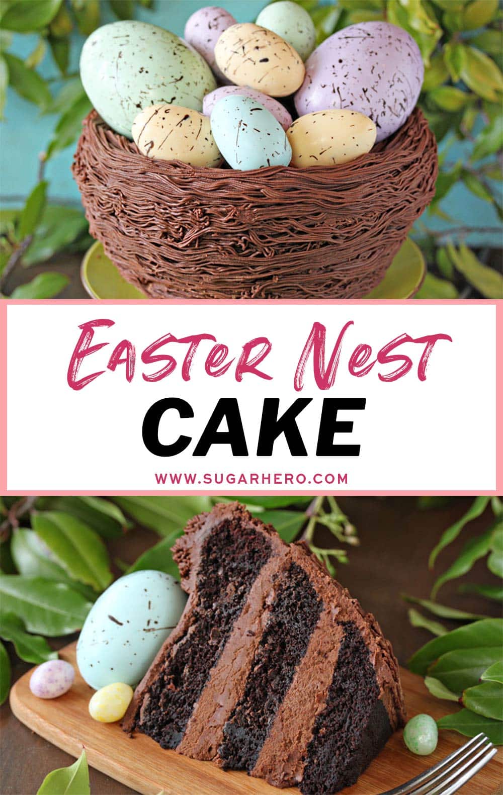 Easter Nest Cake - SugarHero