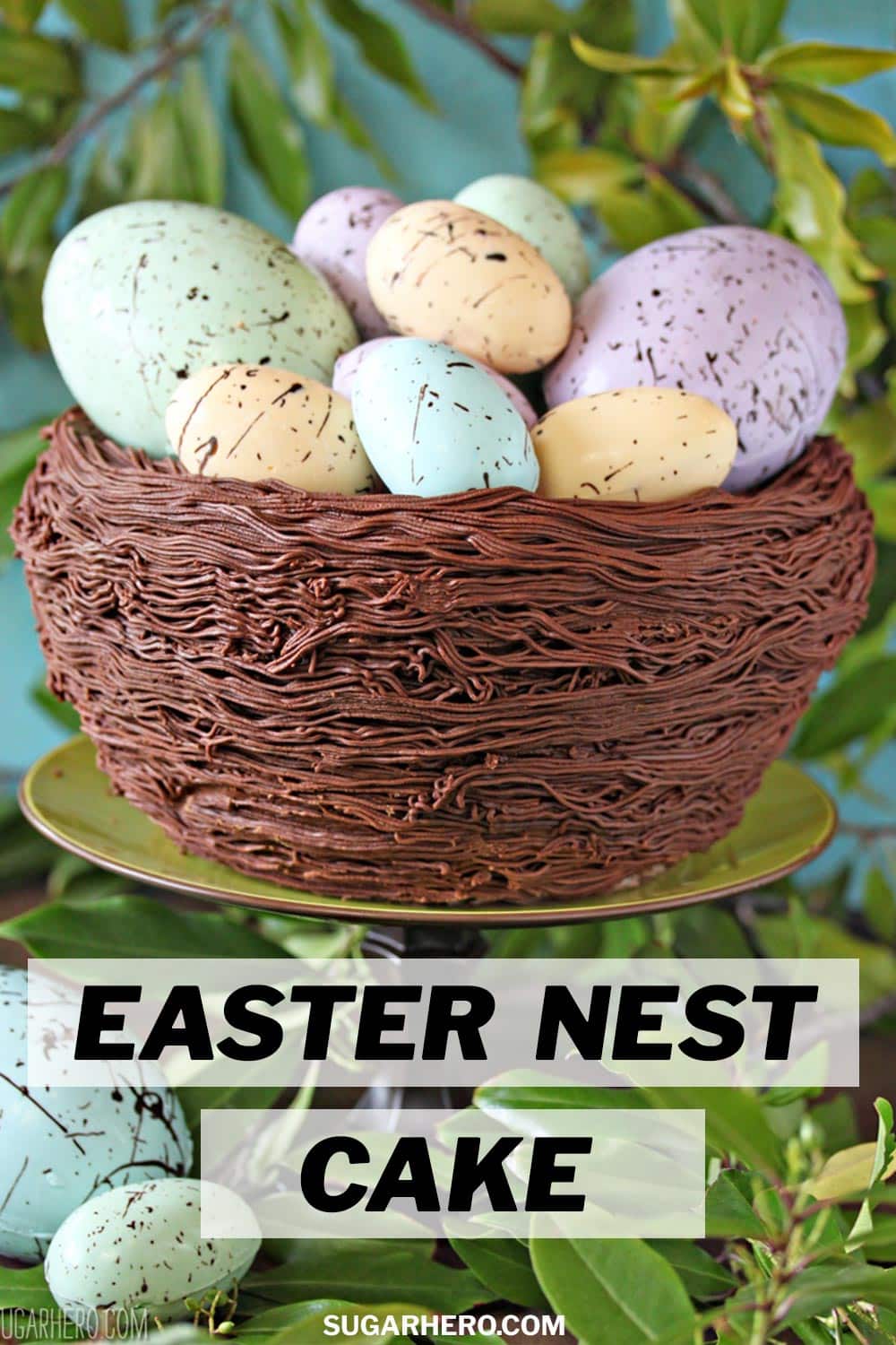 Easter Nest Cake - SugarHero