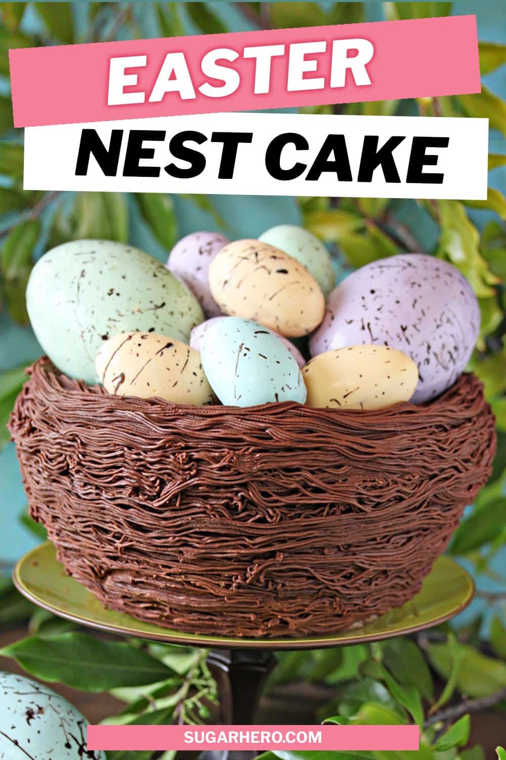 Easter Nest Cake - SugarHero