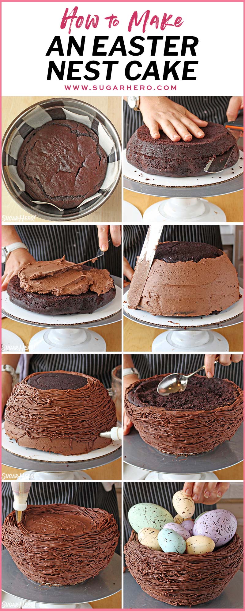 Easter Nest Cake - SugarHero