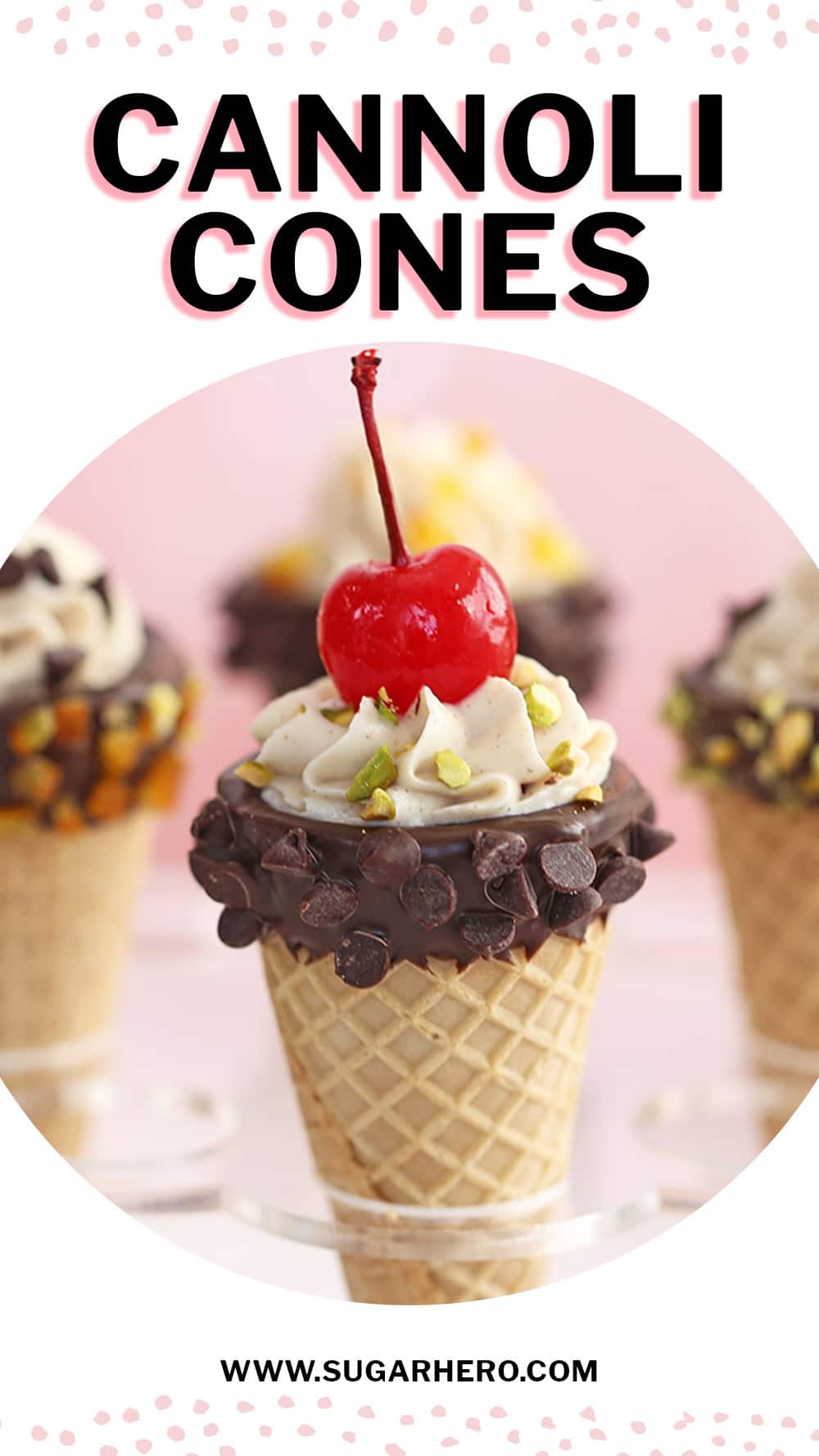 Cannoli Cones - SugarHero