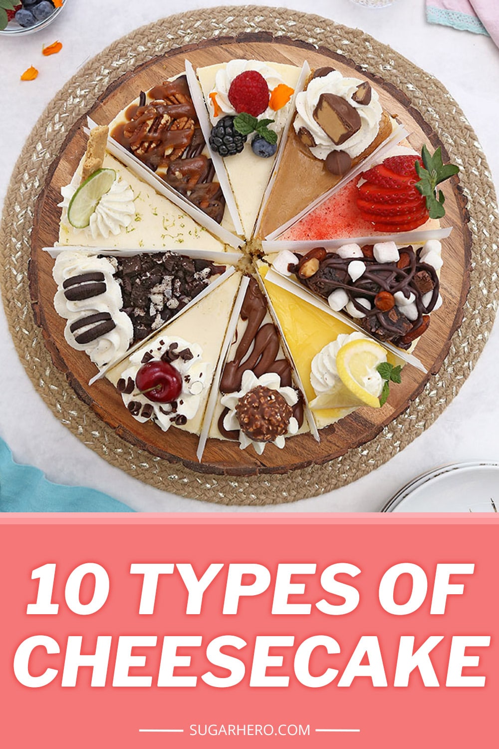 10-Flavor Cheesecake Sampler - SugarHero