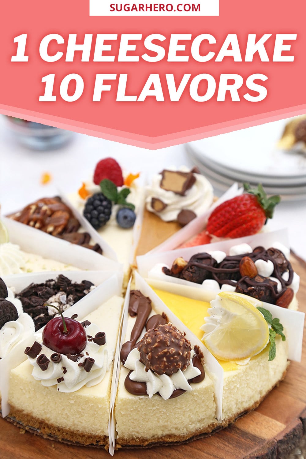 10-Flavor Cheesecake Sampler - SugarHero