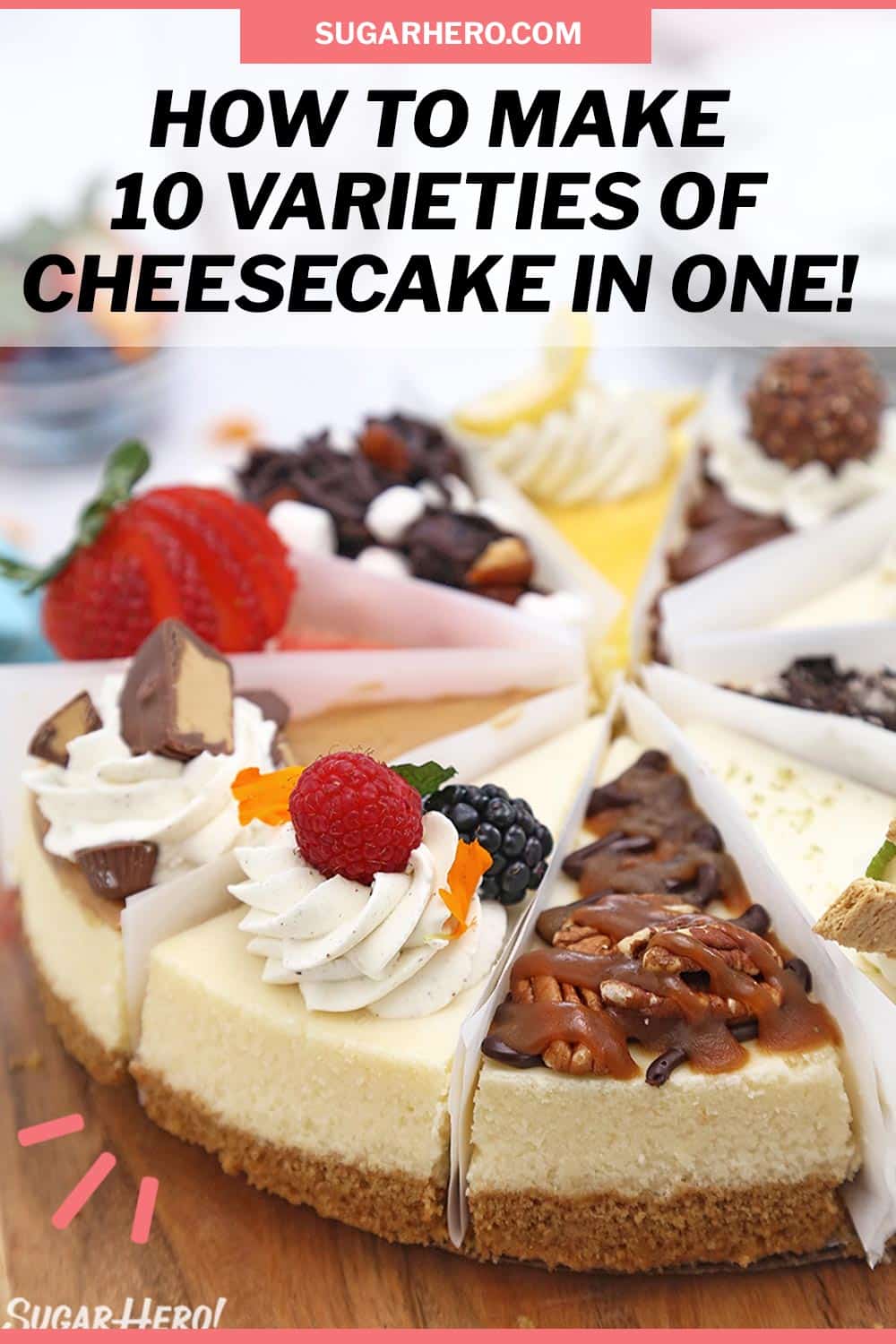 10-Flavor Cheesecake Sampler - SugarHero