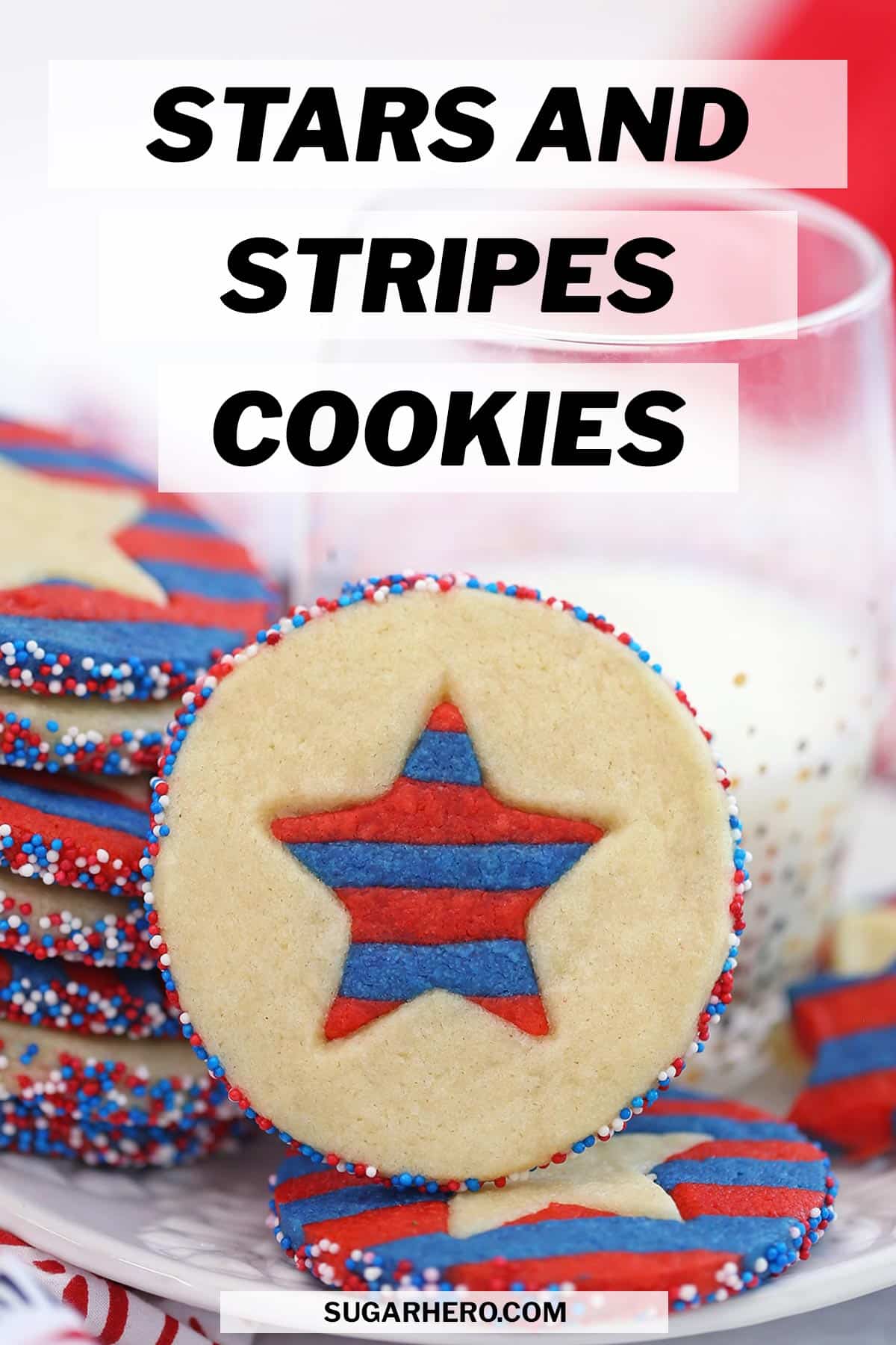 Stars and Stripes Sugar Cookies for the 4th of July - SugarHero