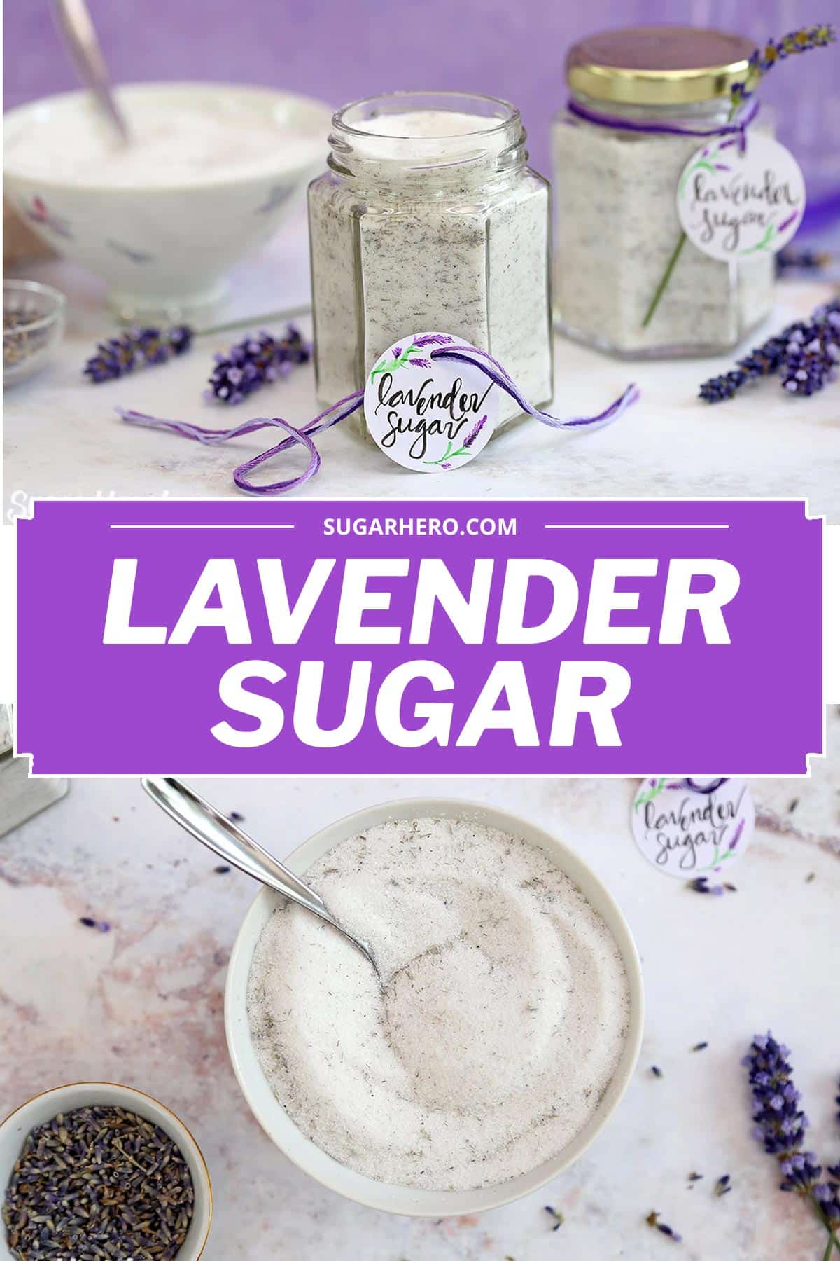 Lavender Sugar Recipe - SugarHero