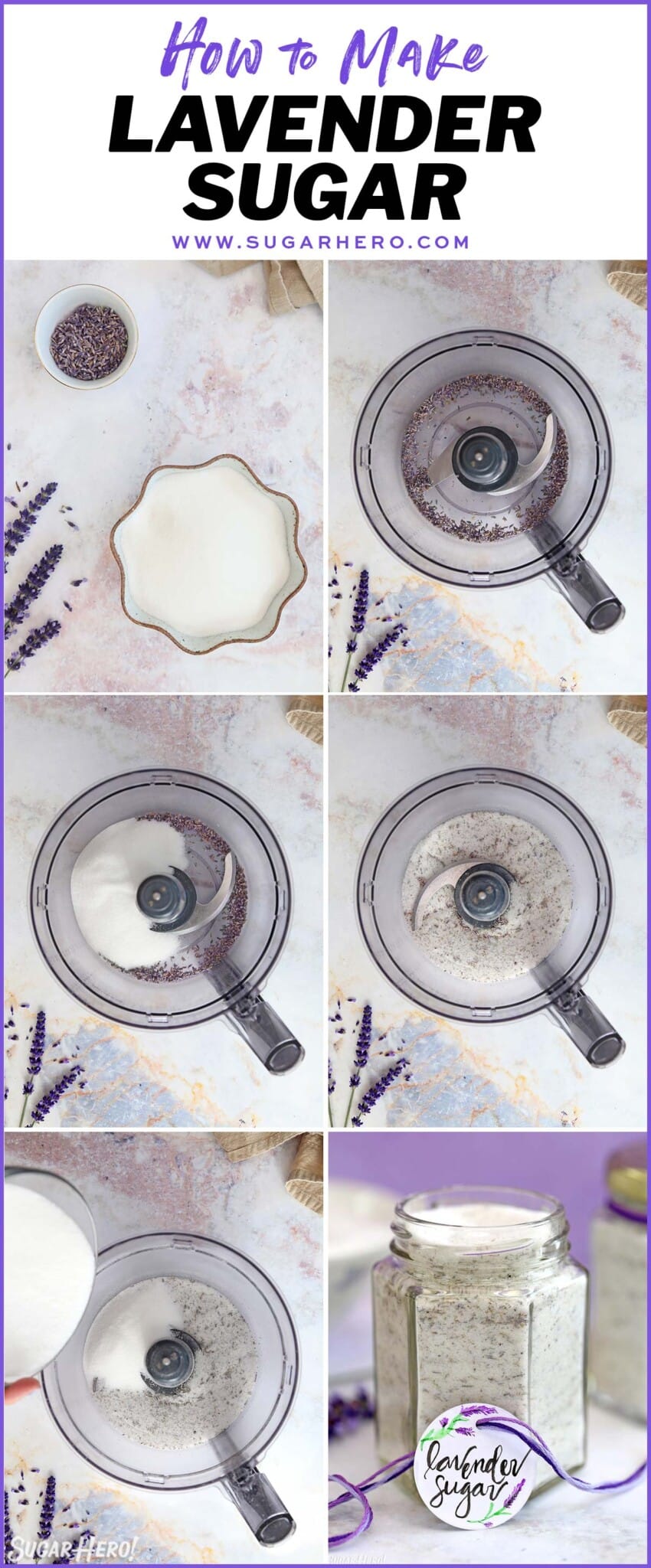 Lavender Sugar Recipe - SugarHero