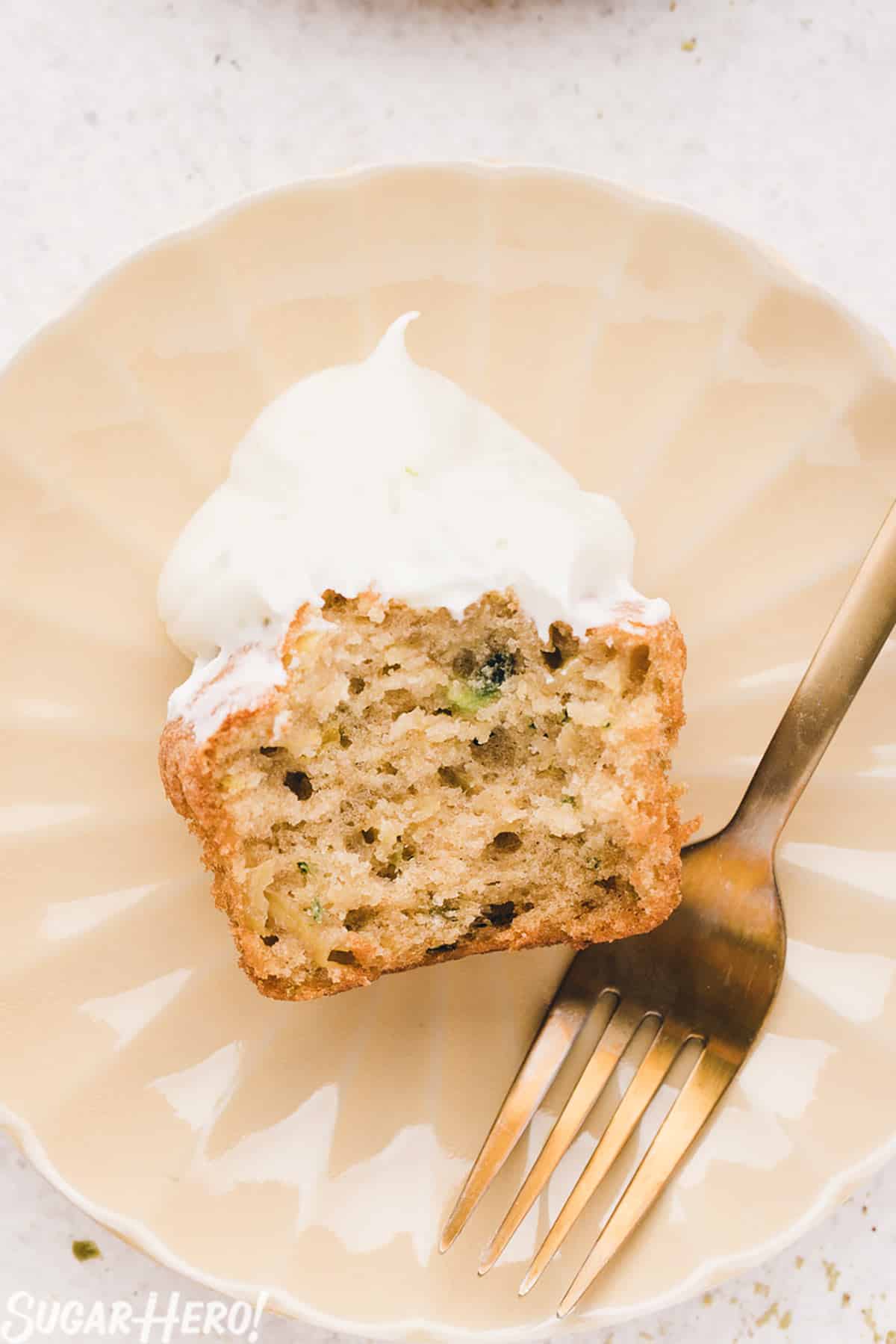 Zucchini Cupcakes - SugarHero