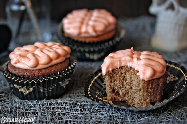 Brain Cupcakes - SugarHero