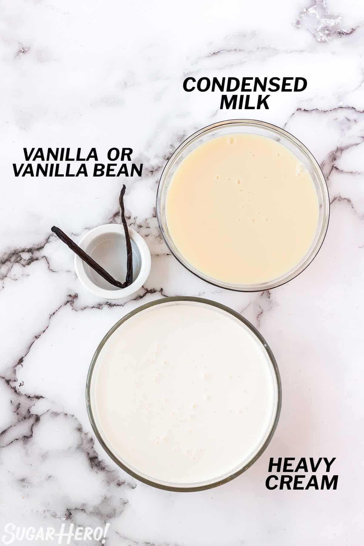 Easy Vanilla Ice Cream (No-churn recipe!) - SugarHero