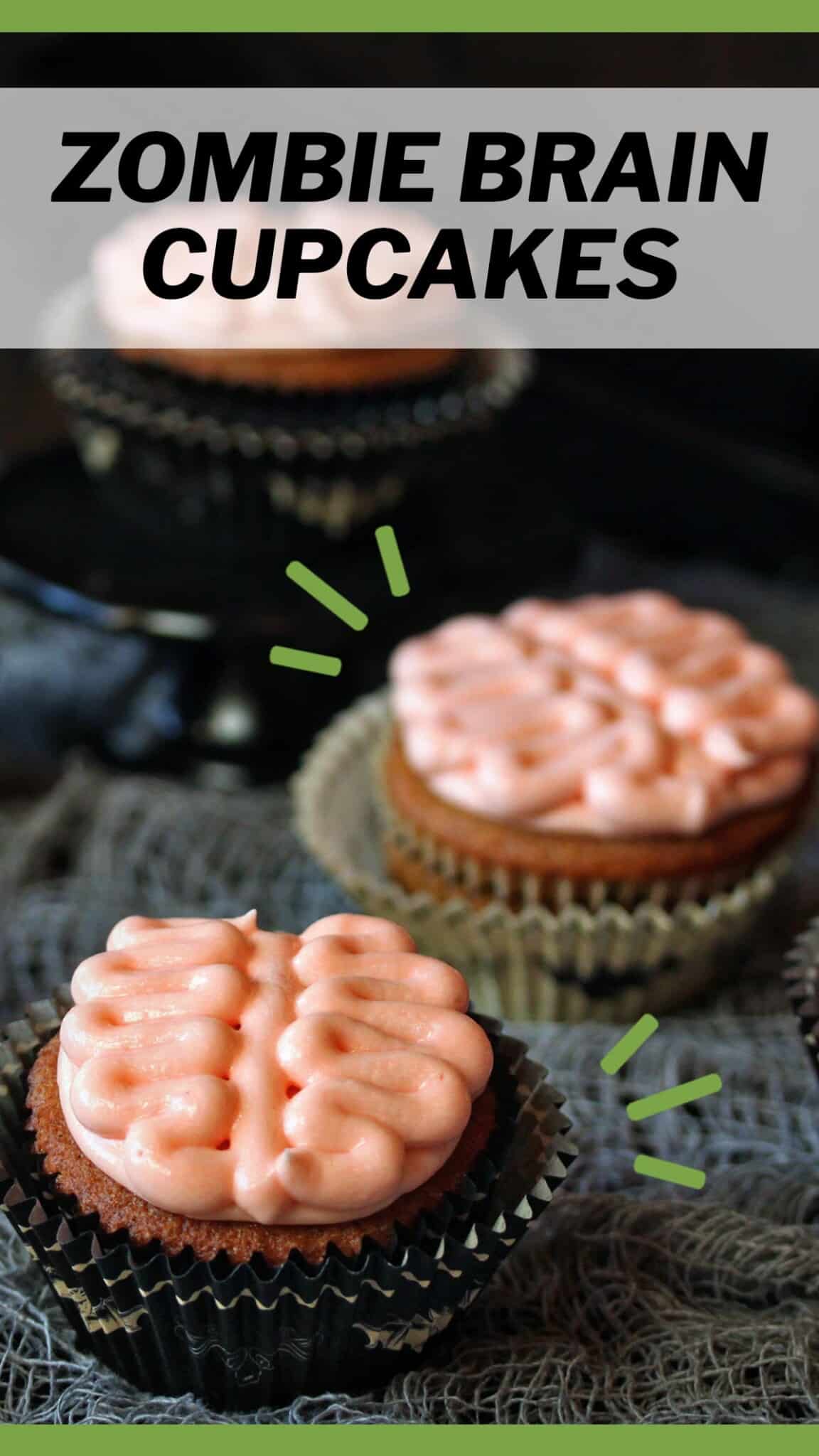 Brain Cupcakes - SugarHero