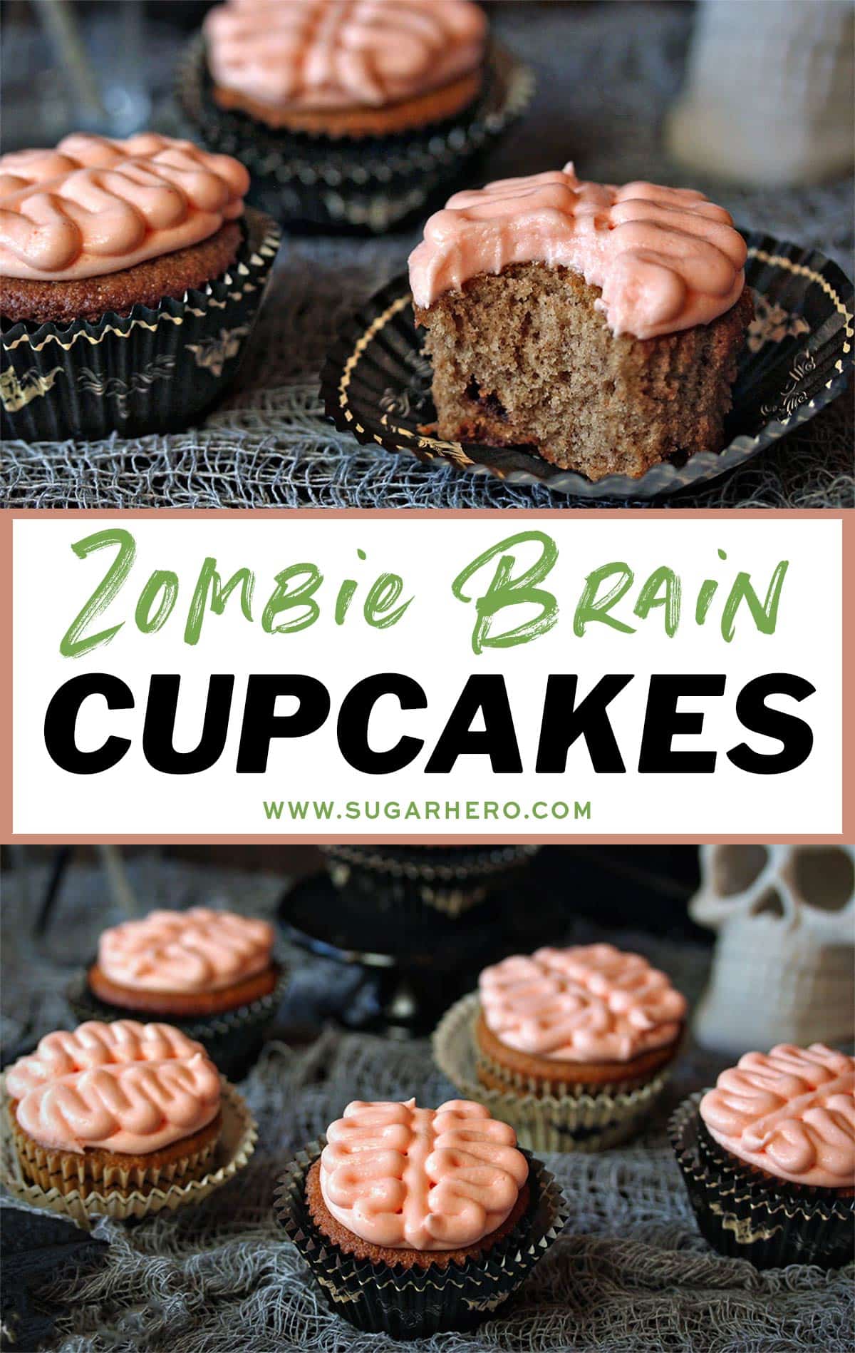 Brain Cupcakes - SugarHero