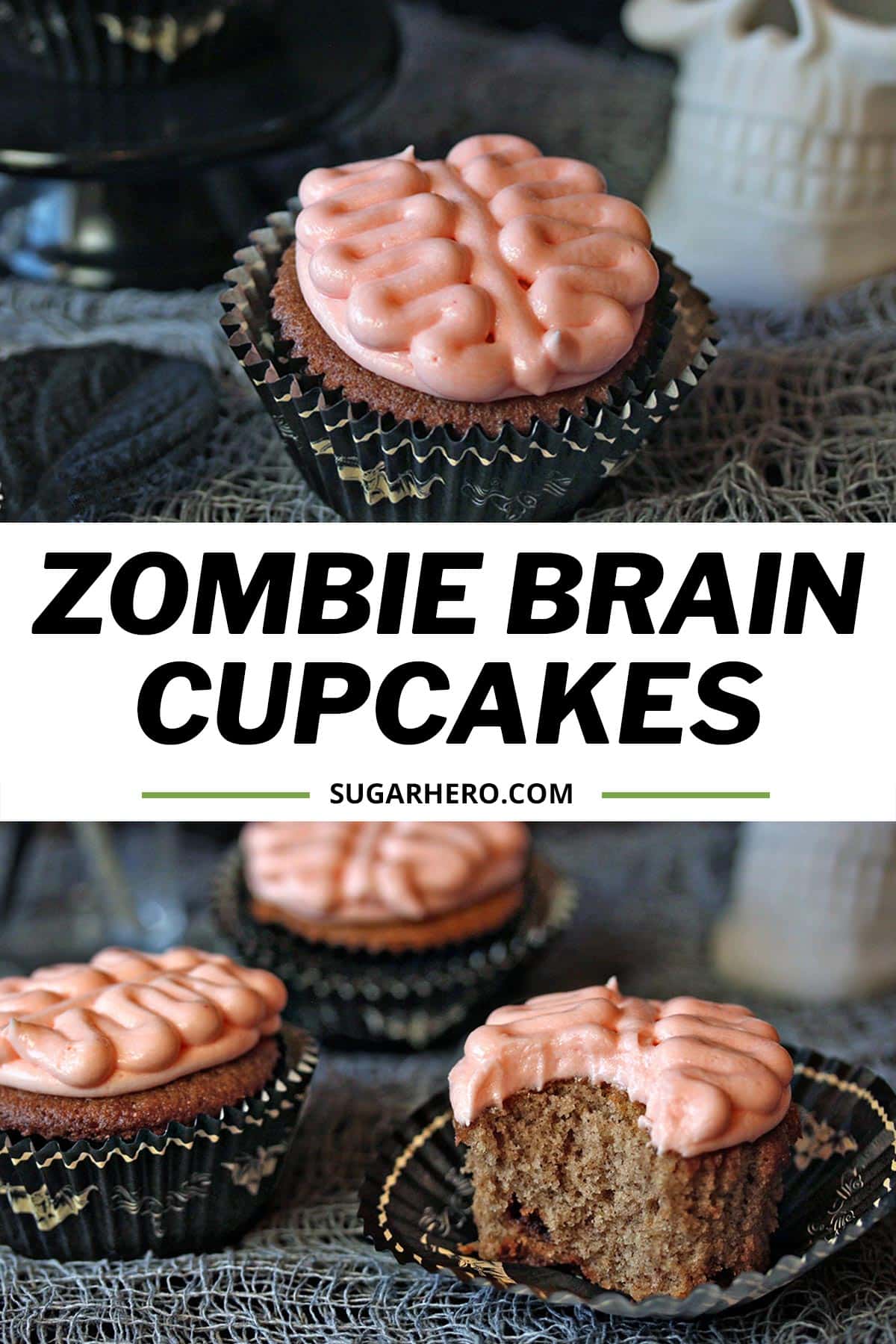 Brain Cupcakes - SugarHero
