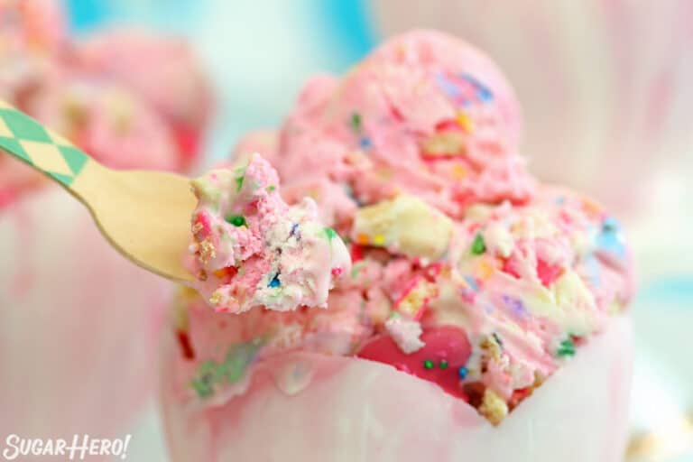Circus Animal Ice Cream (No-Churn) - SugarHero