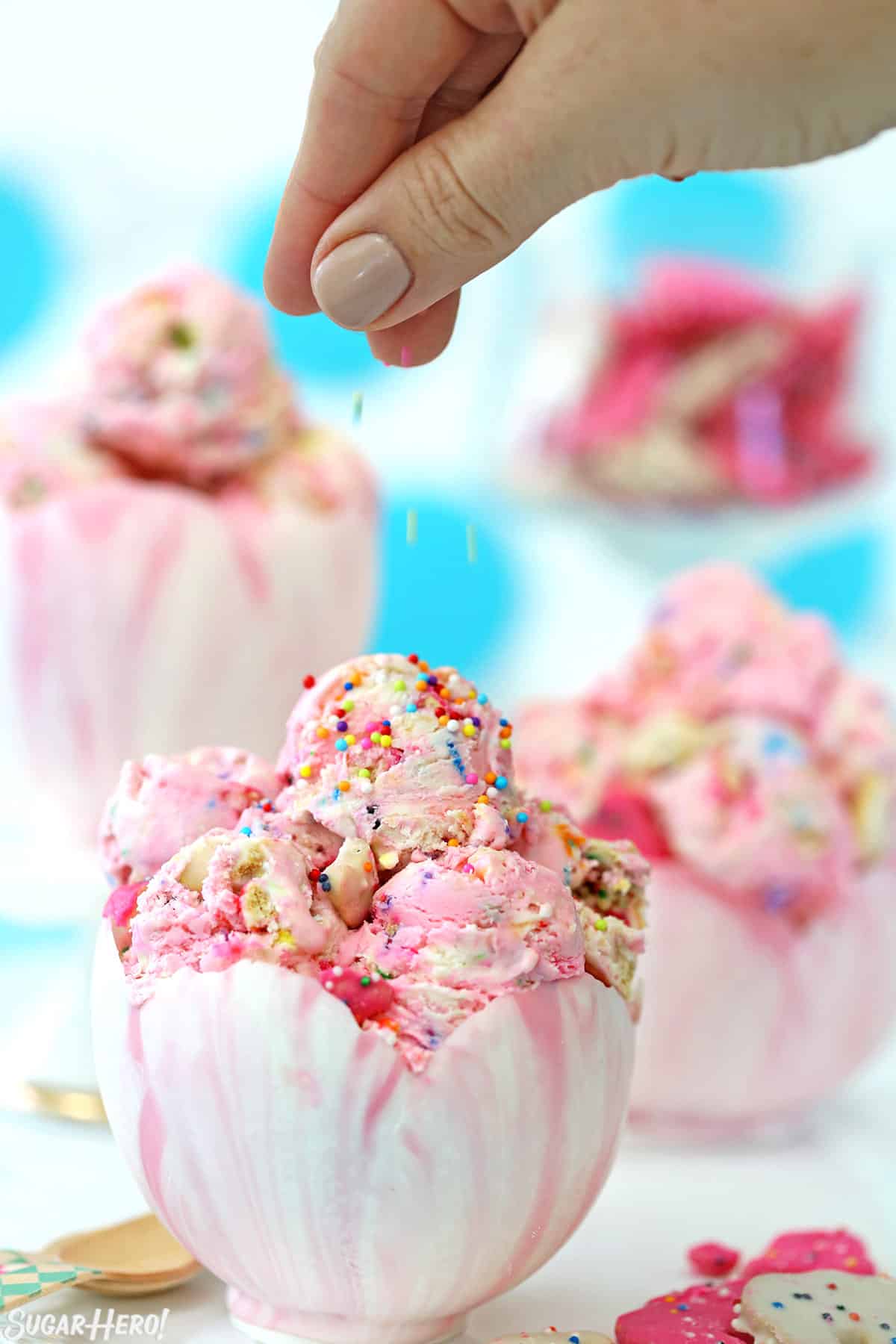 Circus Animal Ice Cream (No-Churn) - SugarHero