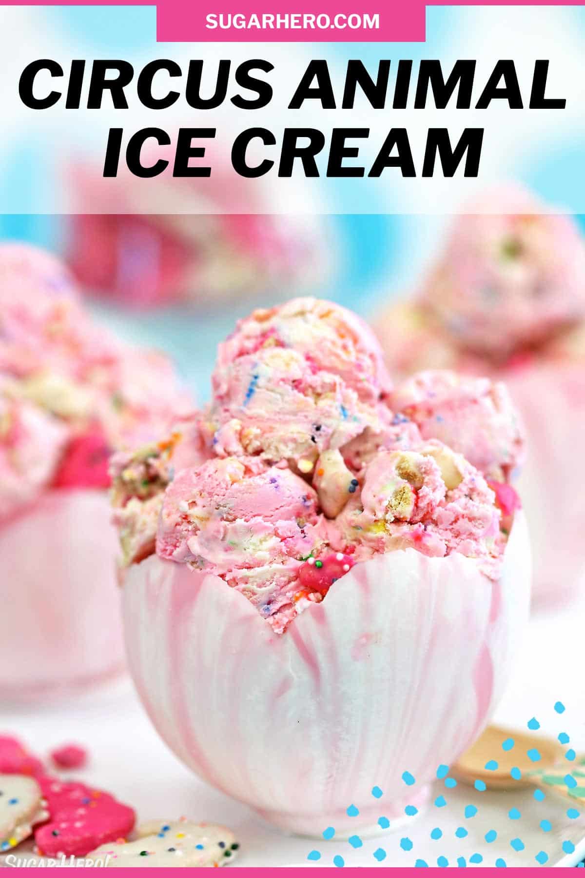 Circus Animal Ice Cream (No-Churn) - SugarHero