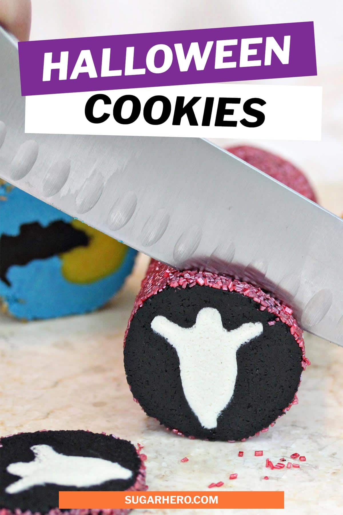 Slice and Bake Halloween Cookies - SugarHero