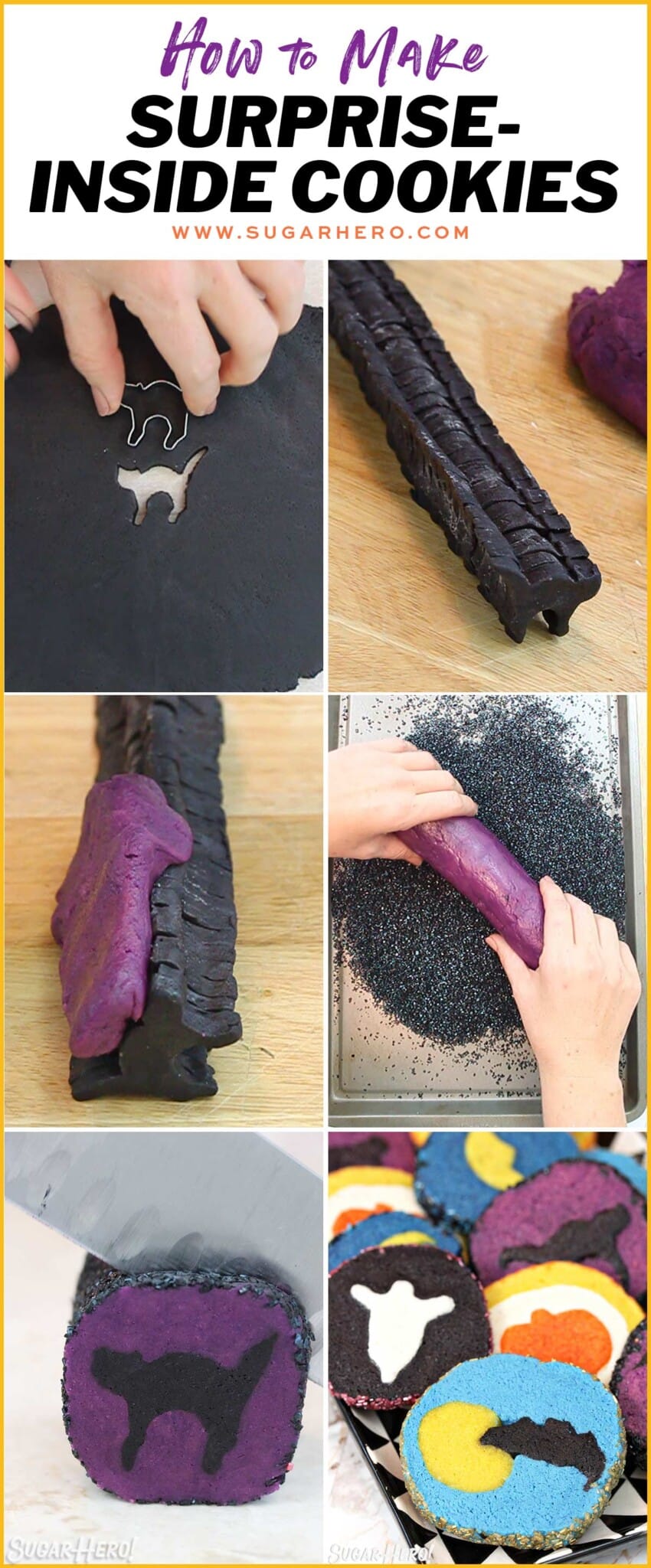 Slice and Bake Halloween Cookies - SugarHero