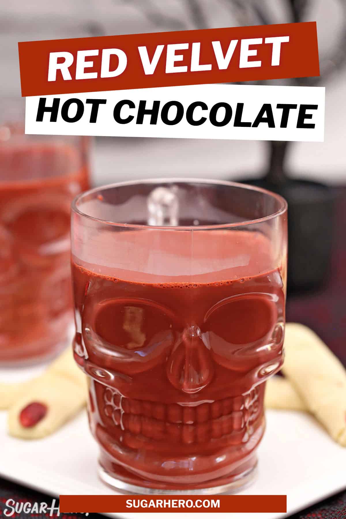 Red Velvet Hot Chocolate - SugarHero