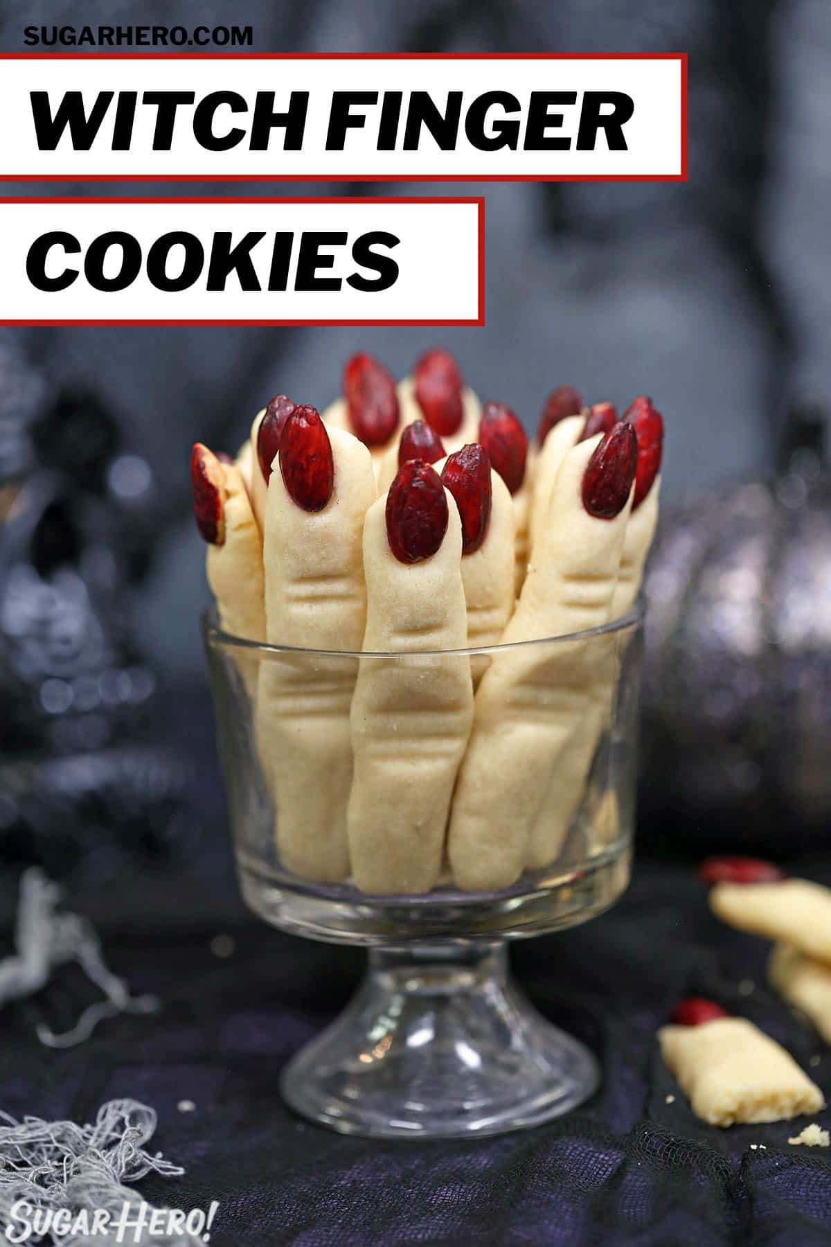 Witch Finger Cookies - SugarHero