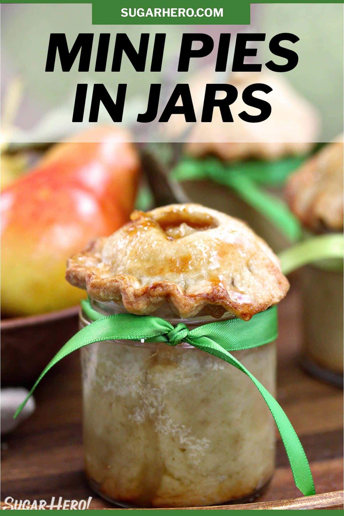 Pear Pie In A Jar Recipe - SugarHero