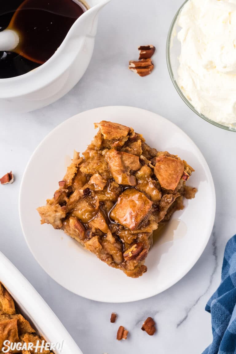 Pumpkin Bread Pudding - SugarHero