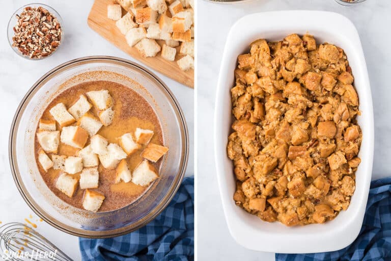 Pumpkin Bread Pudding - SugarHero