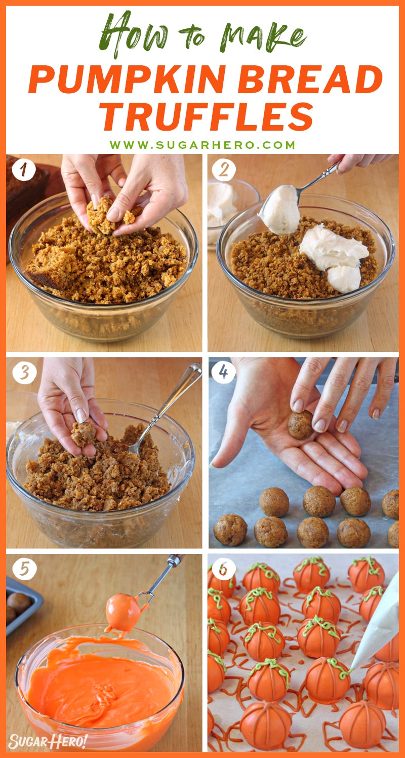 Pumpkin Bread Truffles - SugarHero