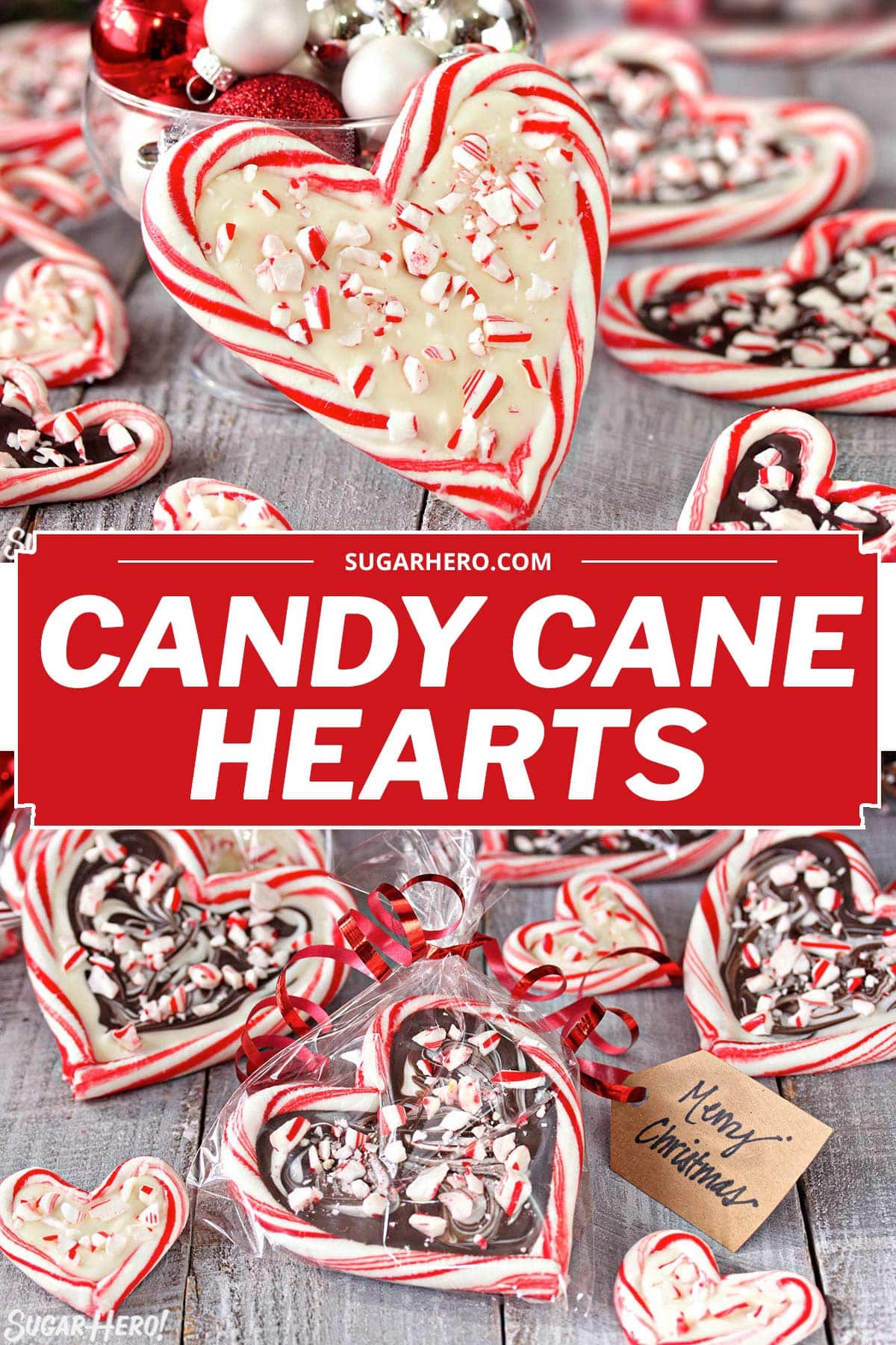 Candy Cane Hearts - SugarHero