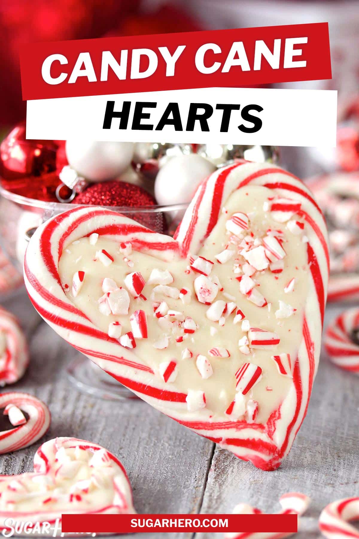 Candy Cane Hearts - SugarHero