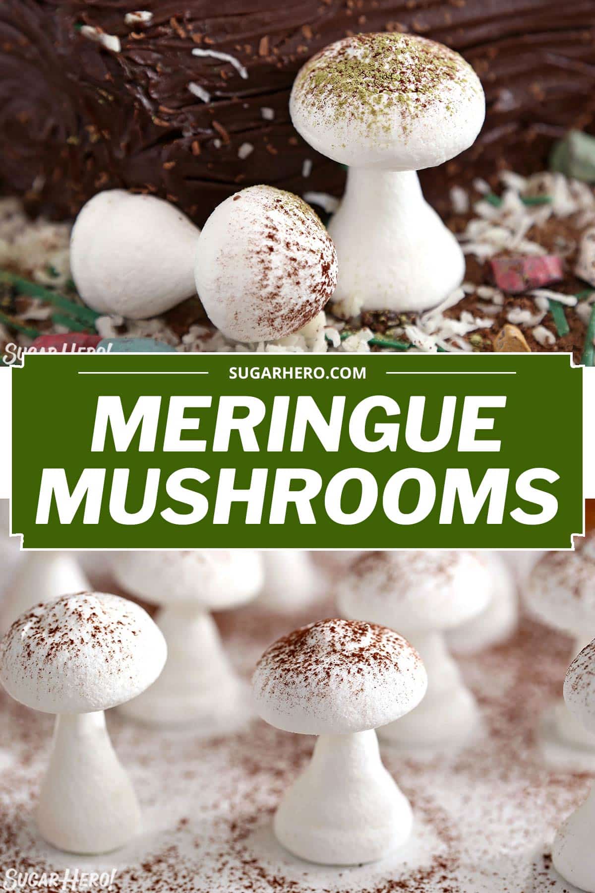 Meringue Mushrooms - SugarHero
