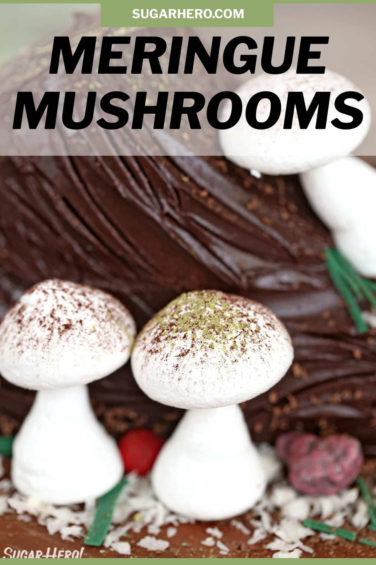 Meringue Mushrooms - SugarHero