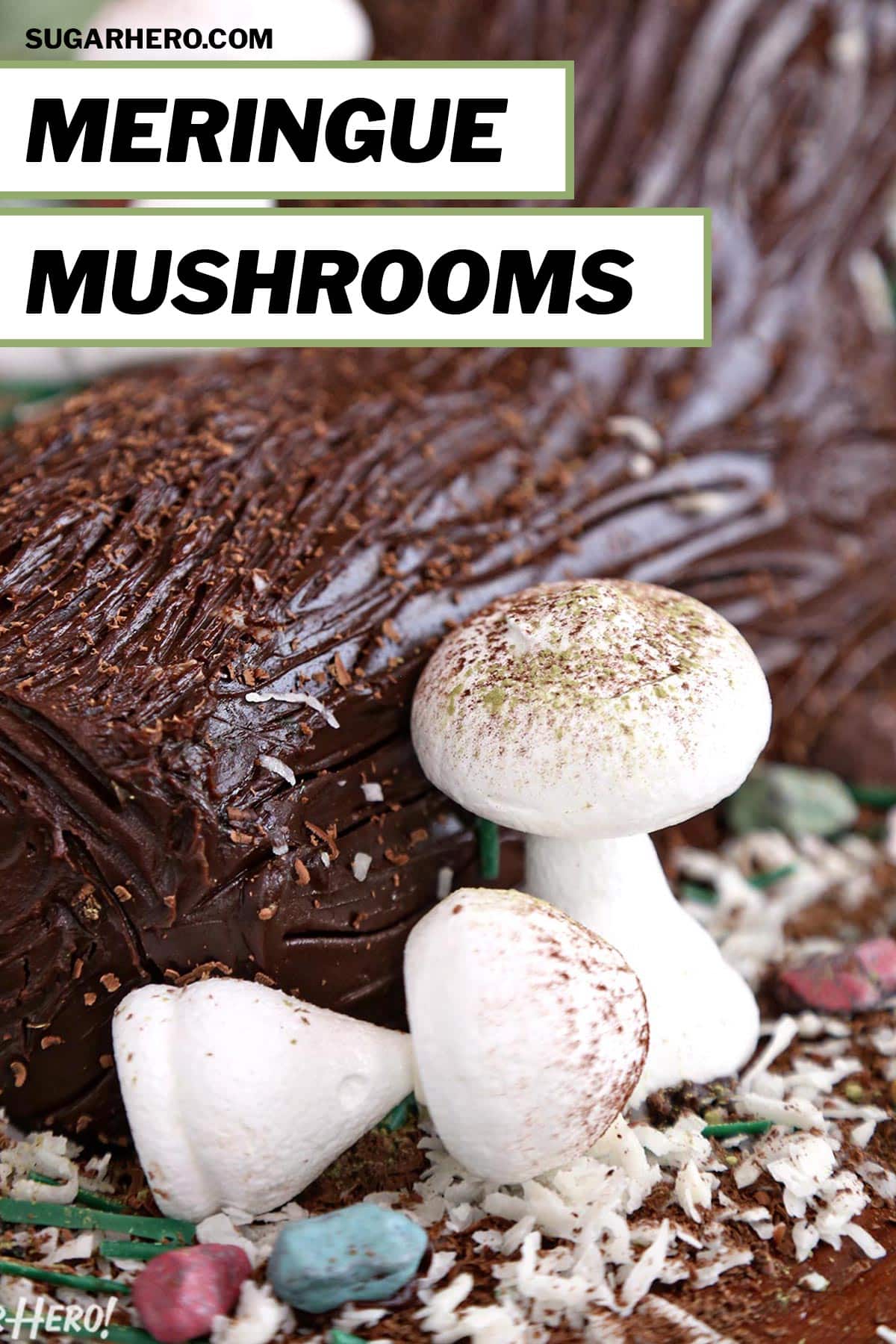 Meringue Mushrooms - SugarHero