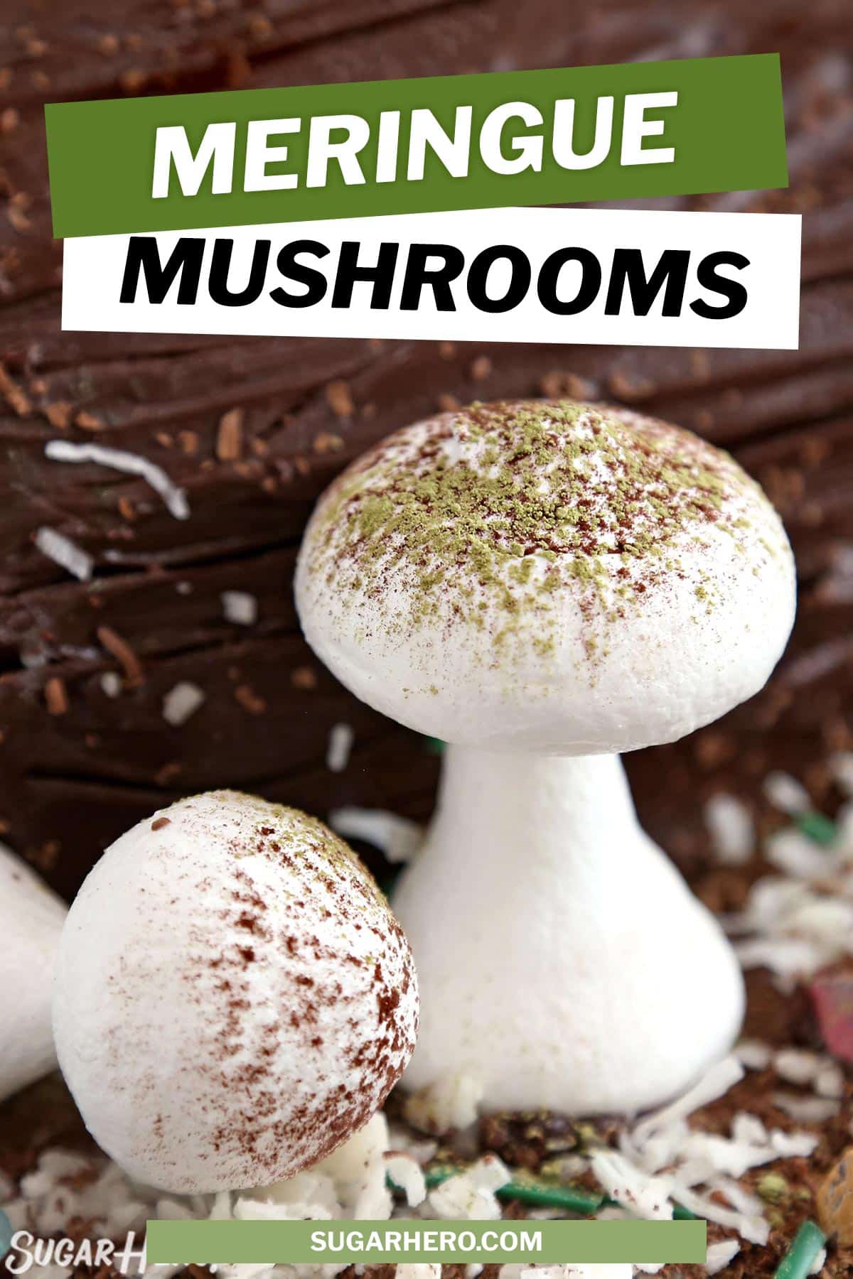 Meringue Mushrooms - SugarHero