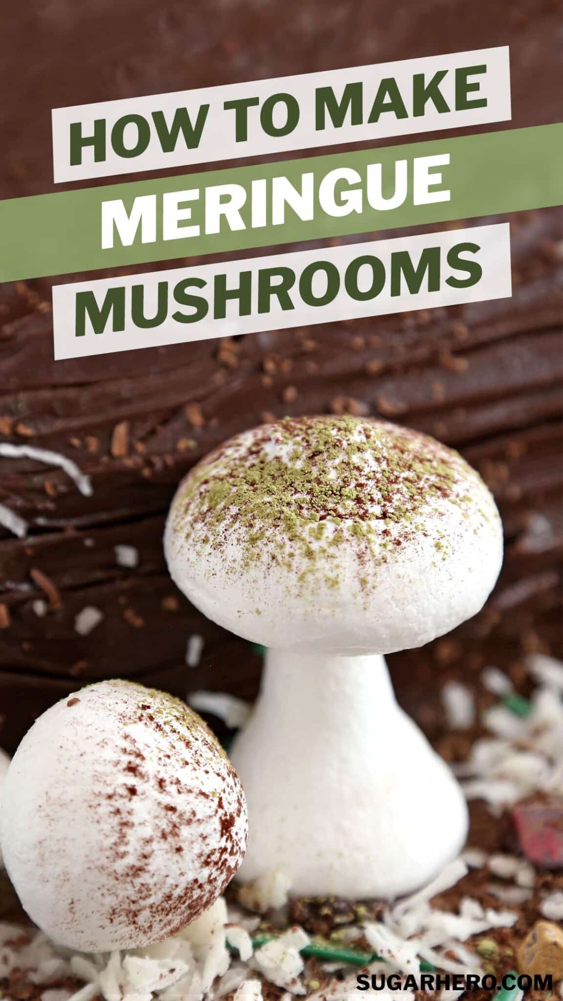 Meringue Mushrooms - SugarHero