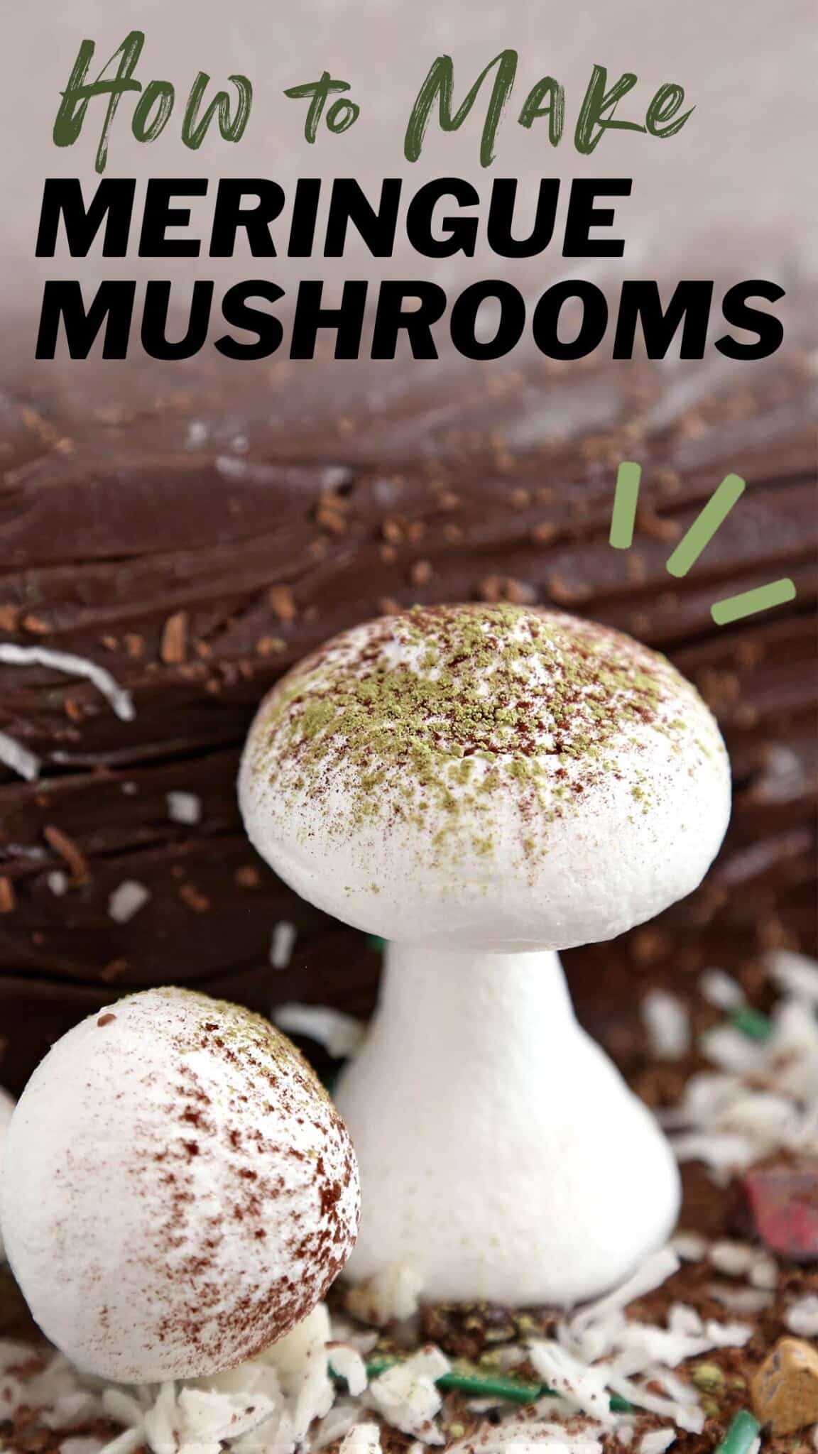 Meringue Mushrooms - SugarHero